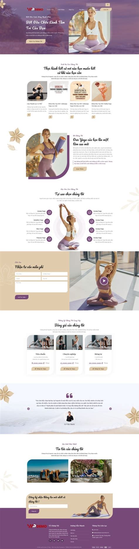 Source Code Mẫu Website Trung Tâm đạo Tạo Dạy Yoga Chuẩn đẹp 2025 Themevip Source Code Mẫu