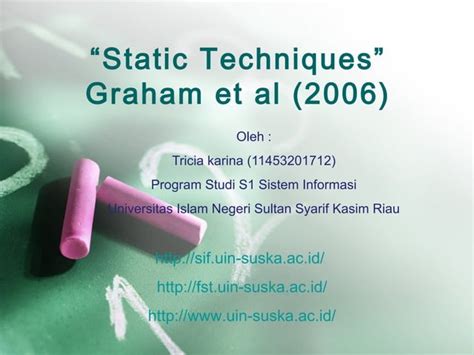 03 static techniques ppt