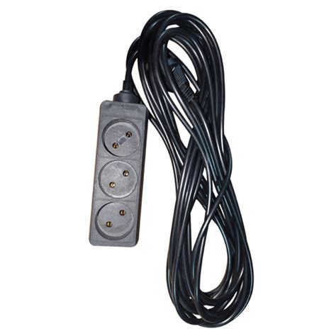 Holst Ge Linus Lin Wo3x10mb დამაგრძელებელი 3 ადგილიანი 10 მეტრიანი შავი