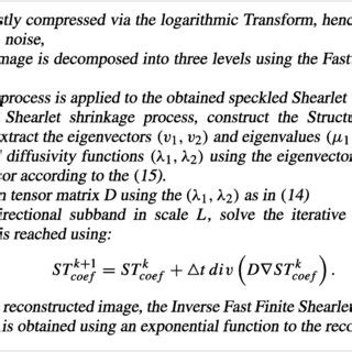 Shearlet Tensor Based Anisotropic Diffusion Download Scientific Diagram