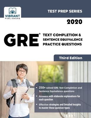 GRE Text Completion And Sentence Equivalence Practice Questions By Vibrant Publishers Alibris