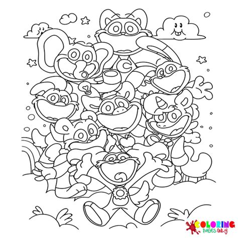 Coloring Pages Smiling Critters Para Colorear