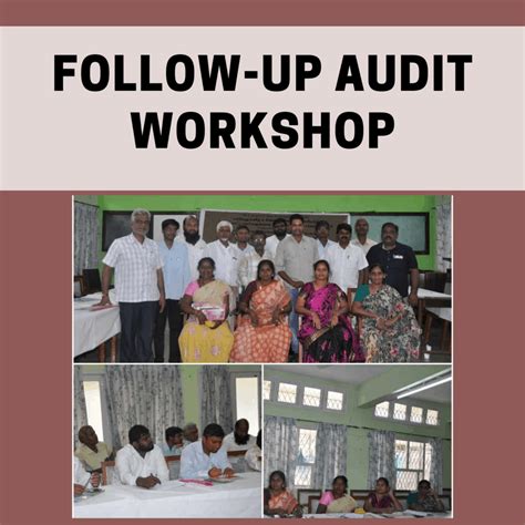 Follow Up Audit Workshop Human Rights Advocacy And Research Foundation