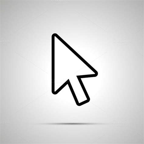 White Computer Arrow Cursor