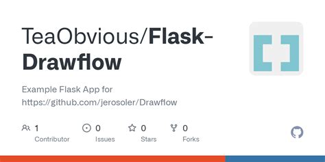 Github Teaobviousflask Drawflow Example Flask App For