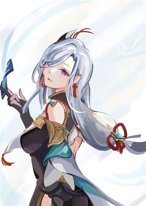 Swimsuit Shenhe By Orange Sekaii Rshenhemains