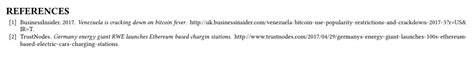 Bibtex Space Between Words In References Using Acm Reference Format