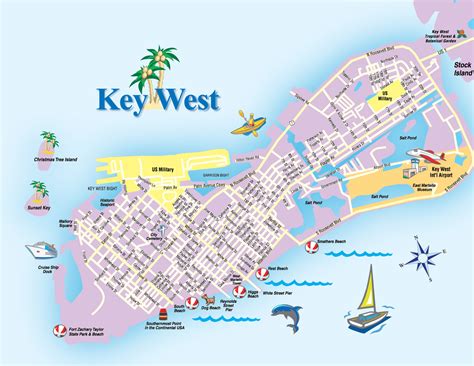 Map Of Duval Street Key West Florida Printable Maps Maps Of Florida