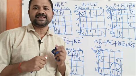 Four Variable Karnaugh Map Part 4 5 Examples 4 Variable K Map