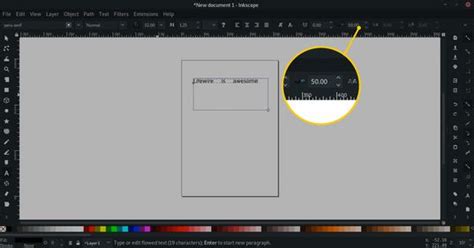 How To Adjust Text In Inkscape