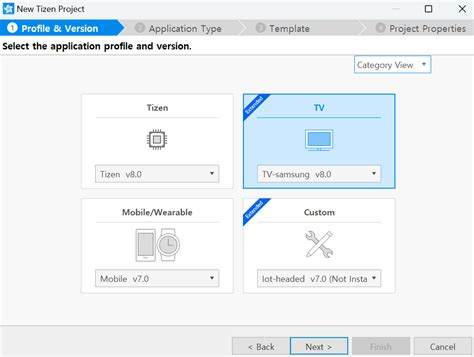 developing a tizen web application with the react framework and hot