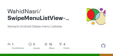 github wahidnasri swipemenulistview sharp xamarin android swipe menu