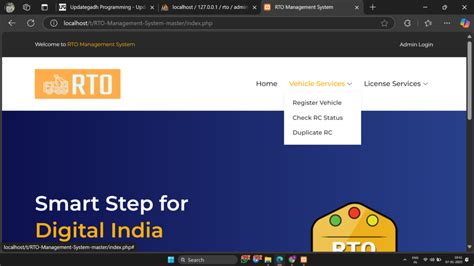 Rto Management System Using Php And Mysql