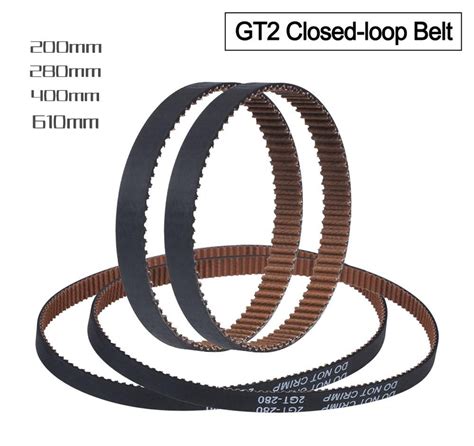 Two Trees 3d Printers Rubber Gt2 Closed Loop Timing Belt 610mm