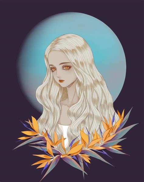 文艺插画女孩