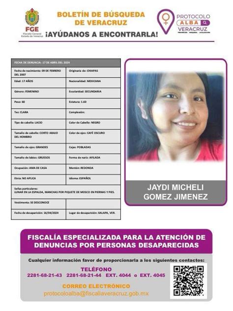 Jaydi Micheli GÓmez MartÍnez Fiscalía General Del Estado De Veracruz