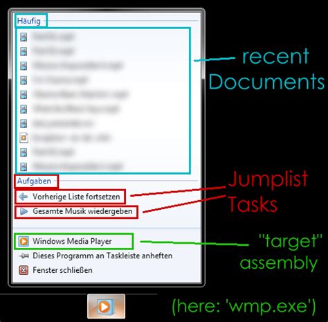 windows c get jumplist tasks from assembly stack overflow
