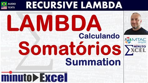 Recursive Lambda Summation Lambda Recursiva Somatórios Entendendo Como Funciona A