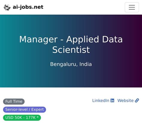 Hiring Manager Applied Data Scientist In Bengaluru India Raiml