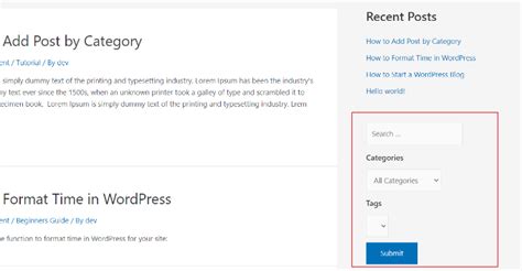 how to add ajax taxonomy filter in wordpress search 2 ways