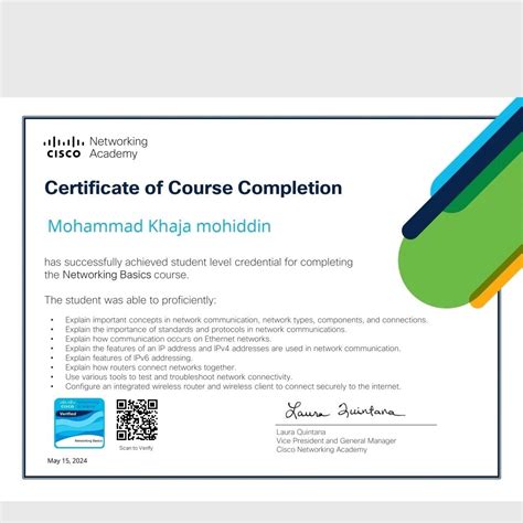 Completed Networking Basics Course Mohammad Khaja Mohiddin Posted On The Topic Linkedin