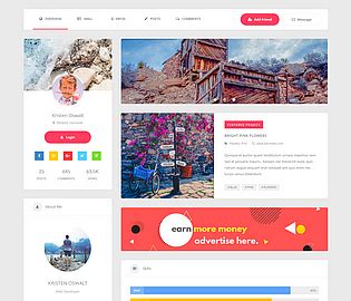 User Profile Header Styles Youzer Wordpress Community User Profile New Era