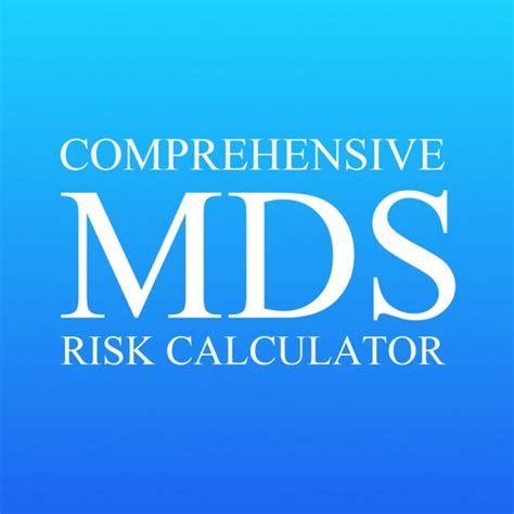 Comprehensive Mds Risk Calculator By Estia Productions