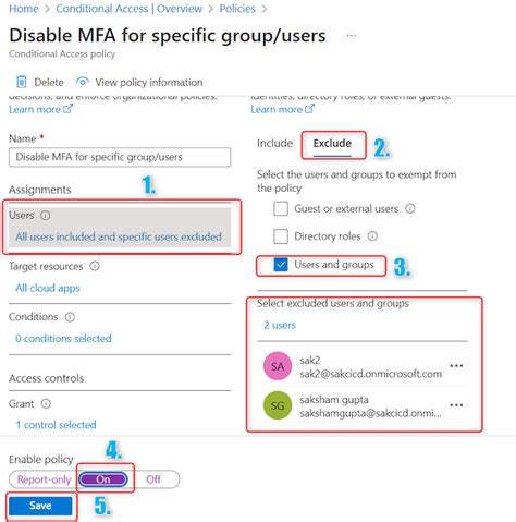 Disabling Multifactor Authentication In Microsoft Related Services