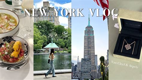 뉴욕 여행 브이로그 Ep1🗽센트럴파크 브런치 아토보이 반클리프 쇼핑 맛집 야경 소호 모마 미술관 버거조인트 제주 누들바 Nyc Vlog New York