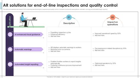 Ar Solutions For End Of Line Inspections Augmented Reality Transforming Industries Tc Ss Ppt