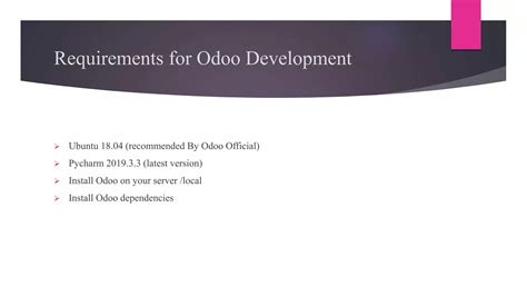 Odoo Open ERp PPTX