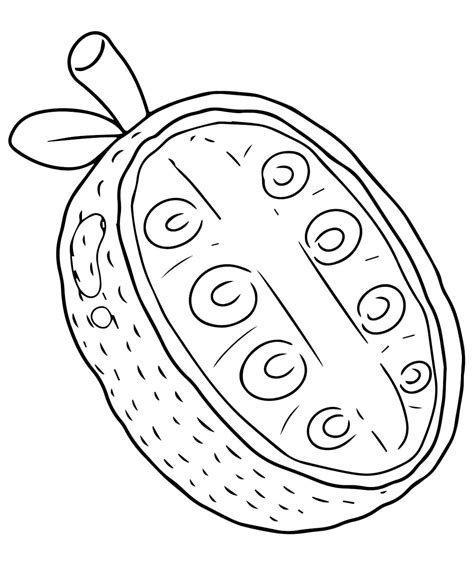 Desenhos De Jaca Para Colorir Pintar E Imprimir Colorir