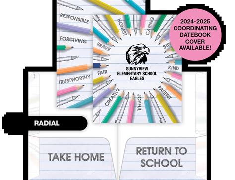 Personalized Folders School Datebooks