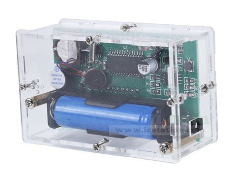 diy kit 4bit digital electronic clock with red led date time