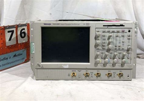 Tektronix Tds5104b Digital Phosphor Oscilloscope Bentley And Associates Llc