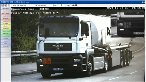 Vaxtor Dangerous Goods Anpr