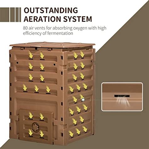 outsunny garden compost bin review efficient composting made easy