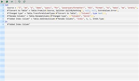Format Power Query Code With A Simple Click