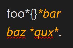 Italics Renders Incorrectly In Source Mode When Wrapping Non Alphanumeric Characters In The