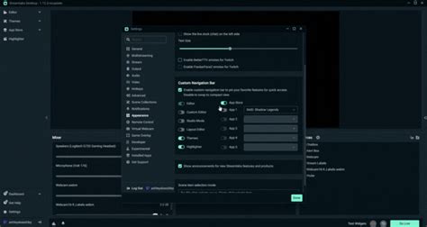 Streamlabs Desktop Navigation Bar Updates Streamlabs