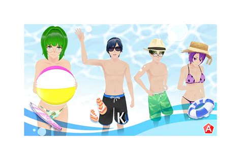 Swimwear Character Pack Vol D 휴머노이드 Unity Asset Store