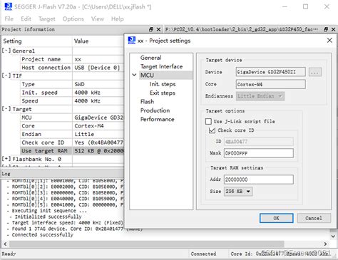 玩转gd32f3x0开发板，j Flash烧写程序timeout While Blank Checking Csdn博客