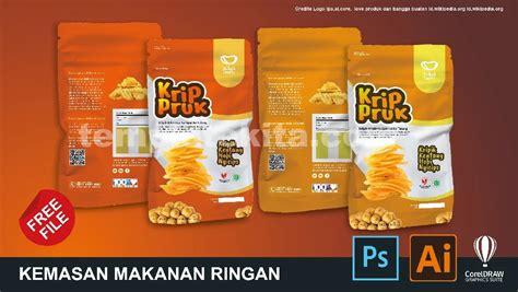 Detail Template Desain Kemasan Makanan Koleksi Nomer