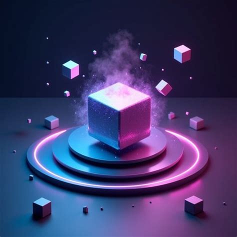 Free Dimensional Cube Portal Image Download At Stockcake