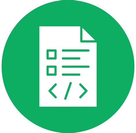Premium Vector Script Vector Icon Design Illustration