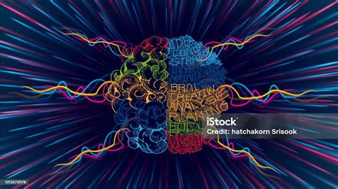 성공 창의력 아이디어와 계획에 대한 브레인 브레인 스토밍은 창조적 인 작품을 분석 생각 평면 디자인 일러스트 우뇌반구에 대한 스톡 벡터 아트 및 기타 이미지 Istock