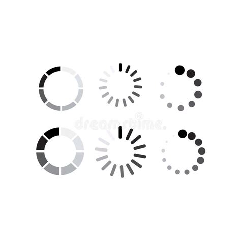 Load Icon Vector Set Icon Buffer And Loading Stock Vector Illustration Of Load Element