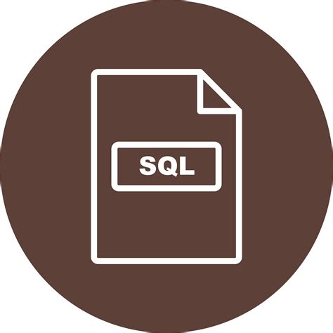 Sql Vector Icon 380548 Vector Art At Vecteezy