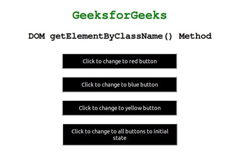 Html Dom Getelementsbyclassname用法及代码示例 纯净天空