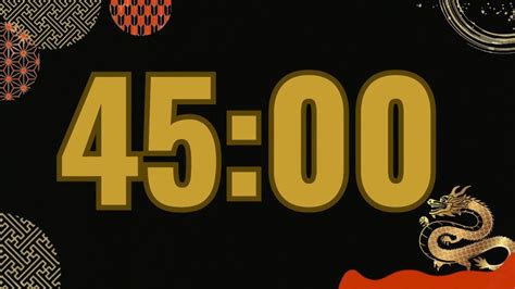 45 minute lunar new year timer new year tones at end youtube